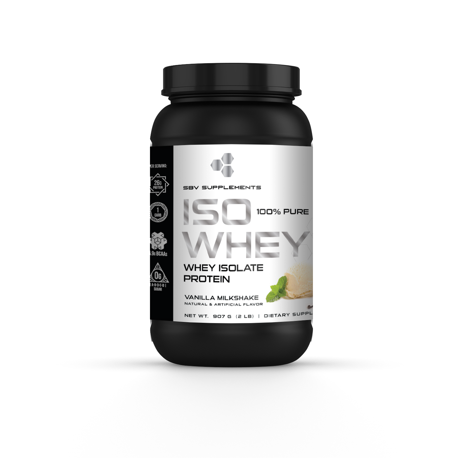 WHEY PROTEIN ISOLATE (2 lbs) – SBV Supplements